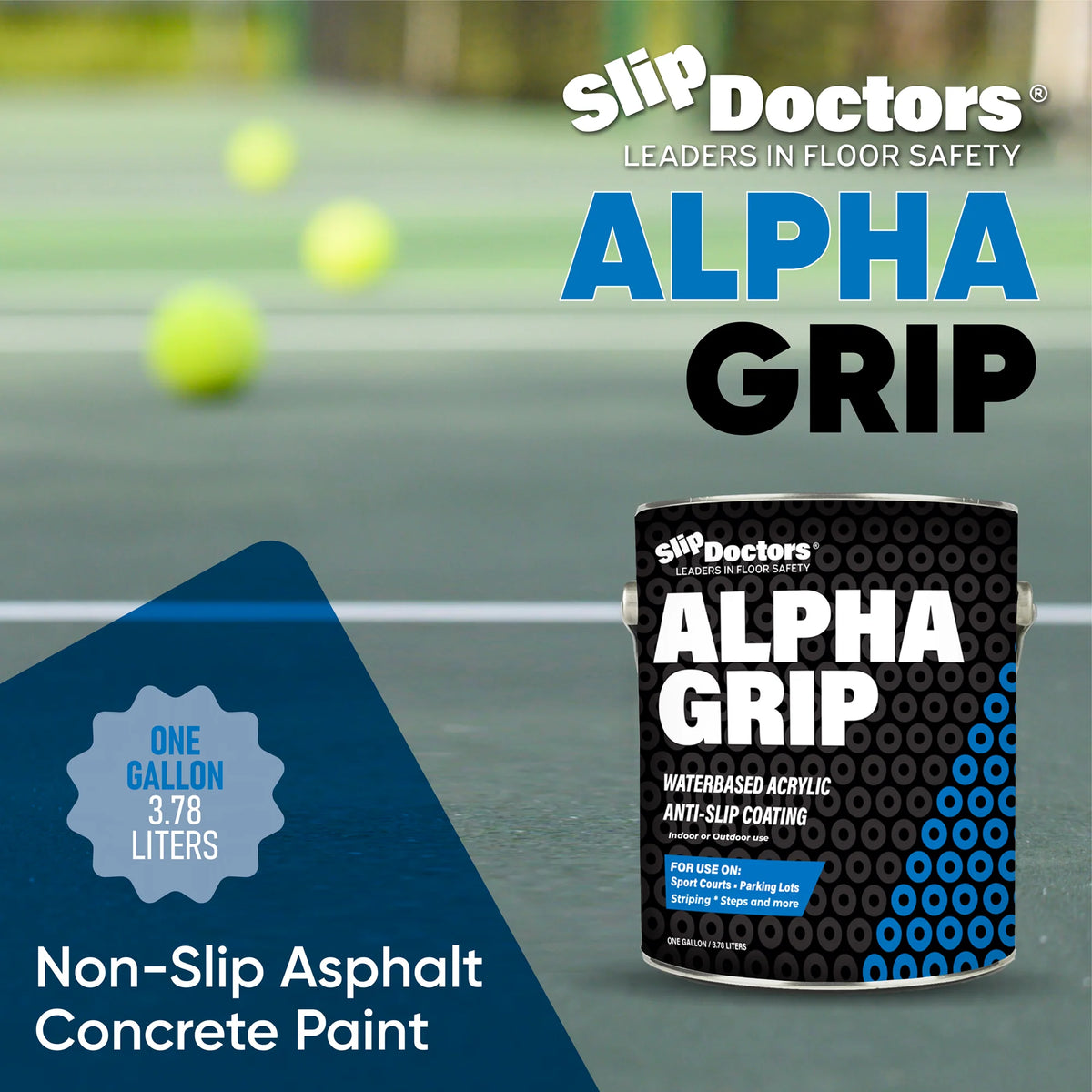 Alpha Grip: Top Anti-Slip Striping and Court Paint
