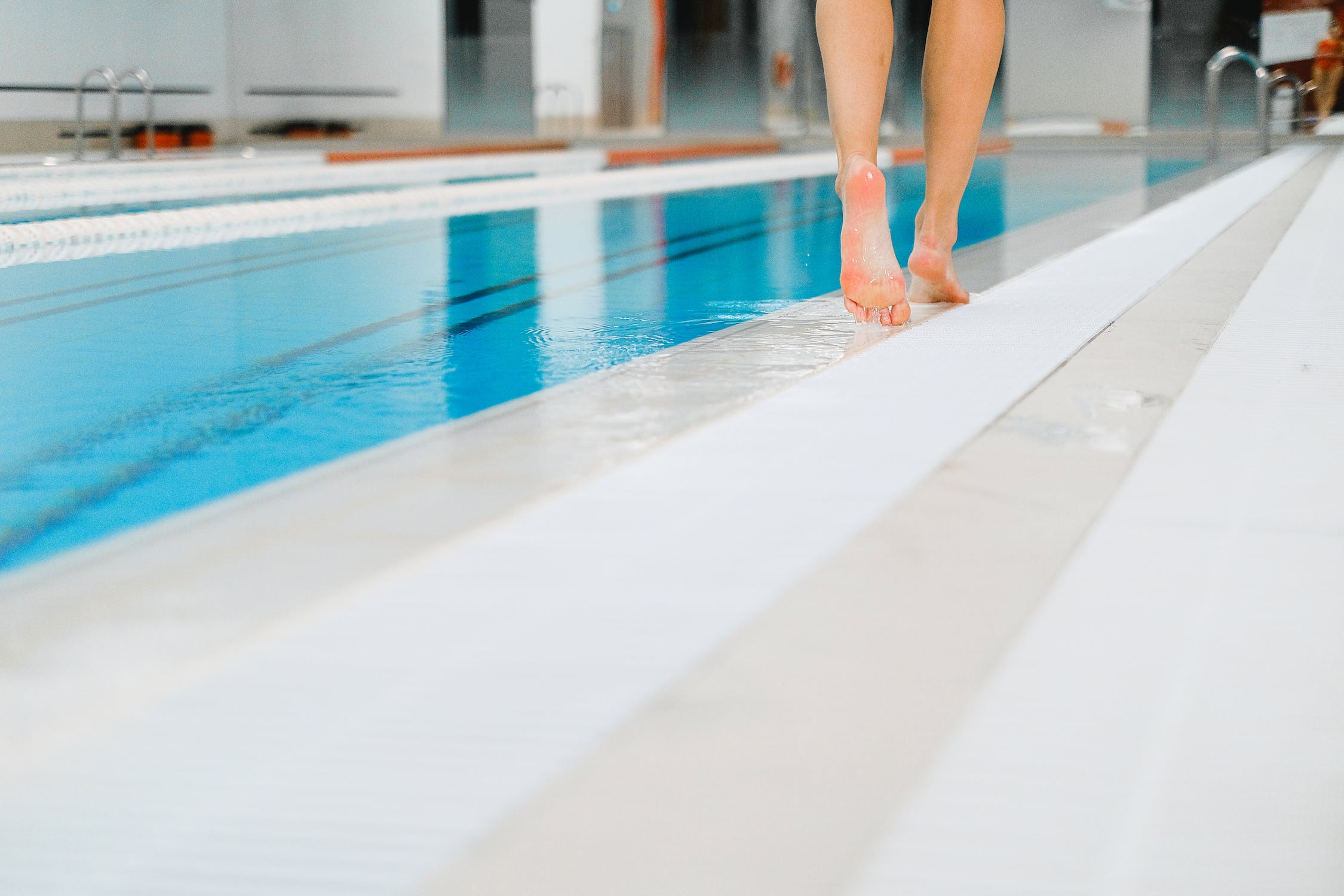 Anti-slip solution can prevent accidents in slippery pool areas.