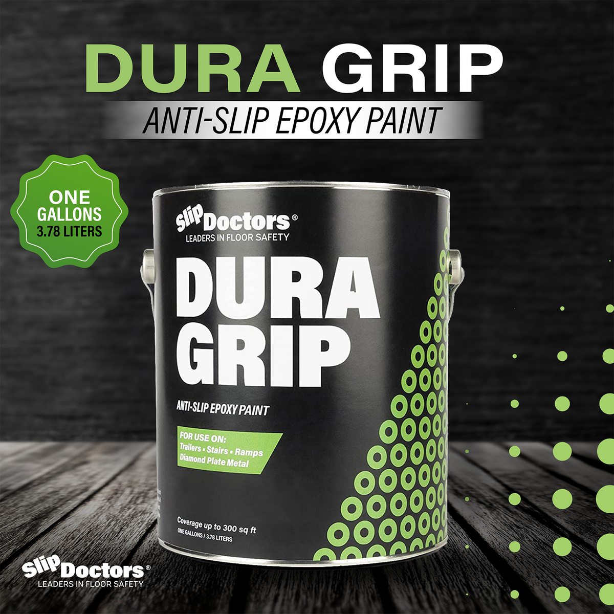 Dura Grip Non Slip Epoxy Floor Paint - Durable and Barefoot-Friendly